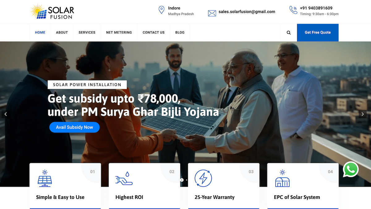 Solar Fusion: Solar Rooftop Services, Solar Installation for Homes ...